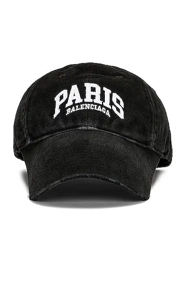 Balenciaga Cap In Black In Black & White - 20% Off | Editorialist